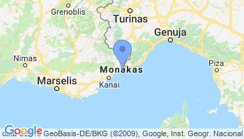 Monako žemėlapis – Monako kelių žemėlapis | Zemelapis.lt
