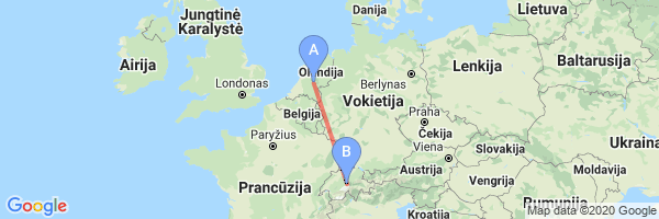 Olandija - Šveicarija atstumas | Zemelapis.lt